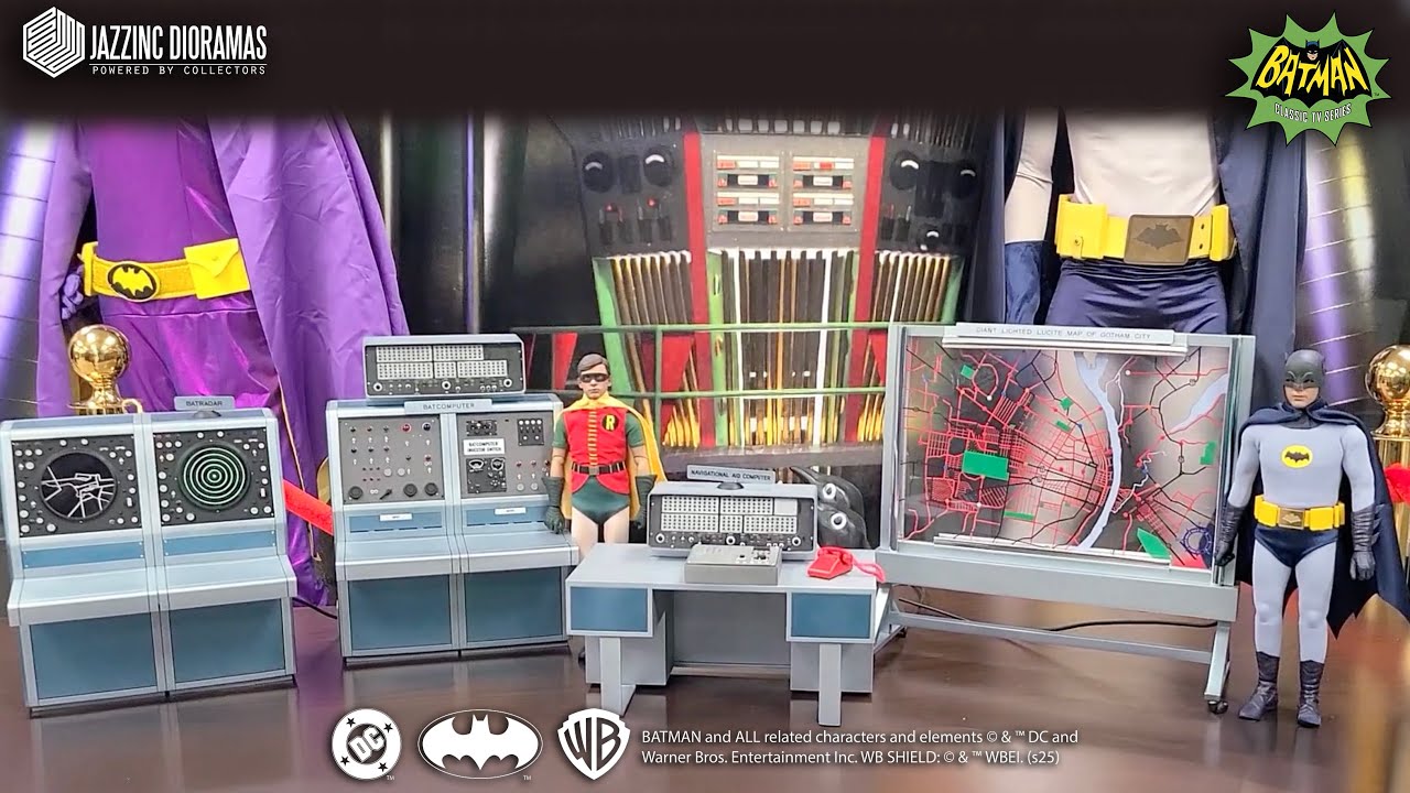 Jazzinc Shows Off Upcoming Batman 1966 Batcave Set | DCCollectors